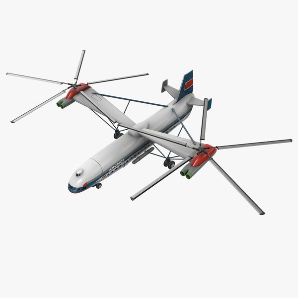 modelo 3d Helicóptero Mil V-12 - TurboSquid 2313897