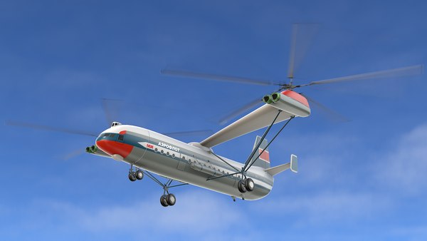 modelo 3d Helicóptero Mil V-12 - TurboSquid 2313897