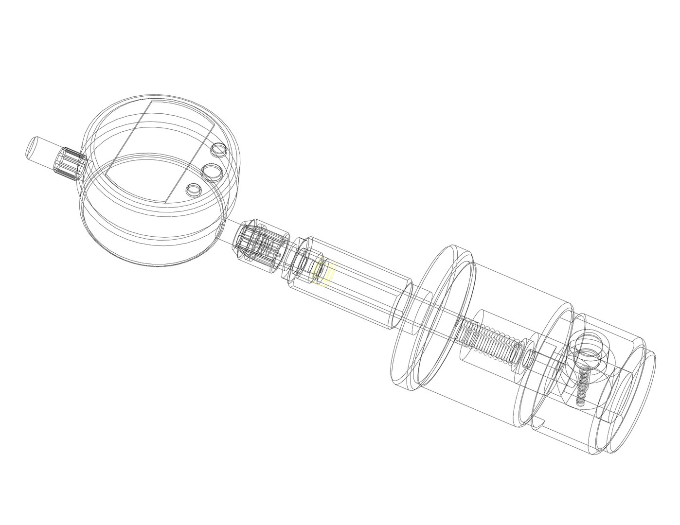 MECHANICAL BORE GAUGE FOR INTERNAL DIAMETERS 3D model - TurboSquid 2176150
