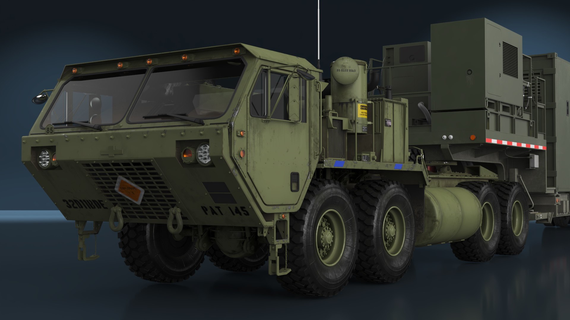 Typhon Missile Launcher With Tractor M983 3D Model - TurboSquid 2330213