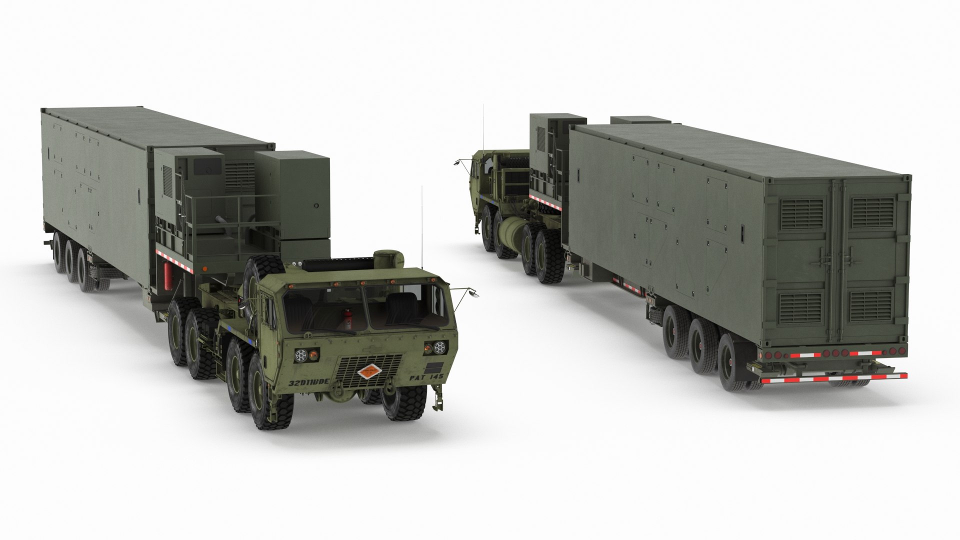 Typhon Missile Launcher With Tractor M983 3D Model - TurboSquid 2330213