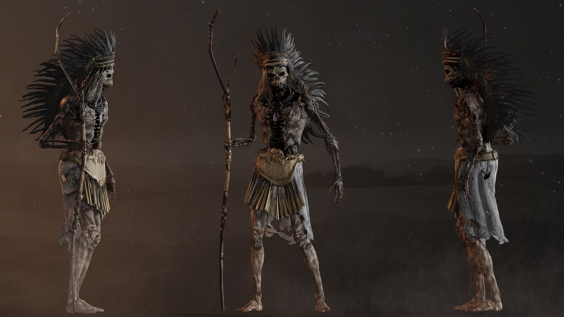 Death Shaman 3D Model - TurboSquid 2381854