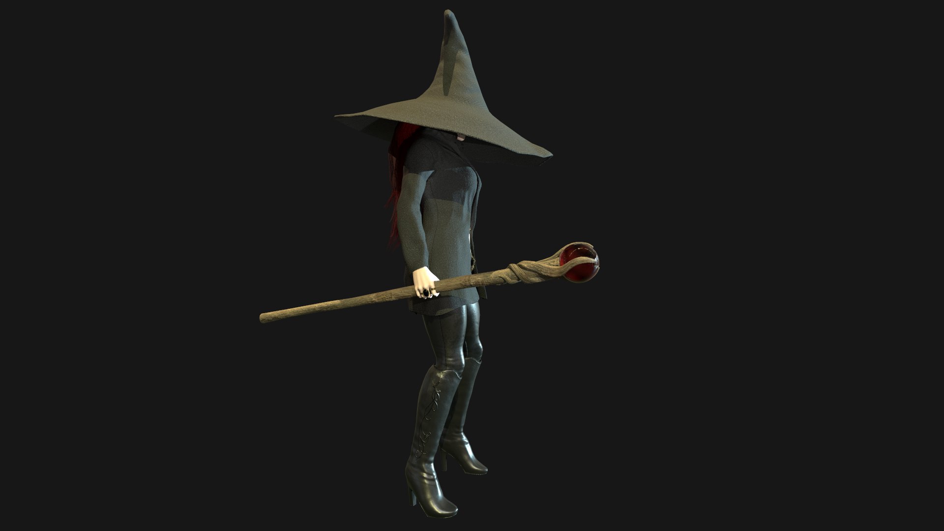 3D Witch Model - TurboSquid 1932939