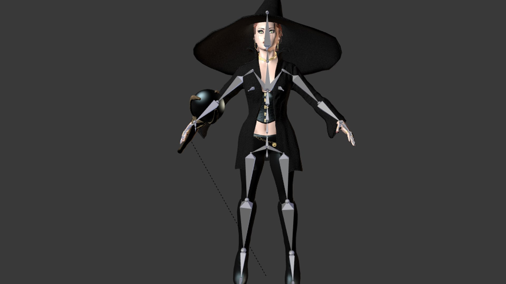 3D Witch model - TurboSquid 1932939