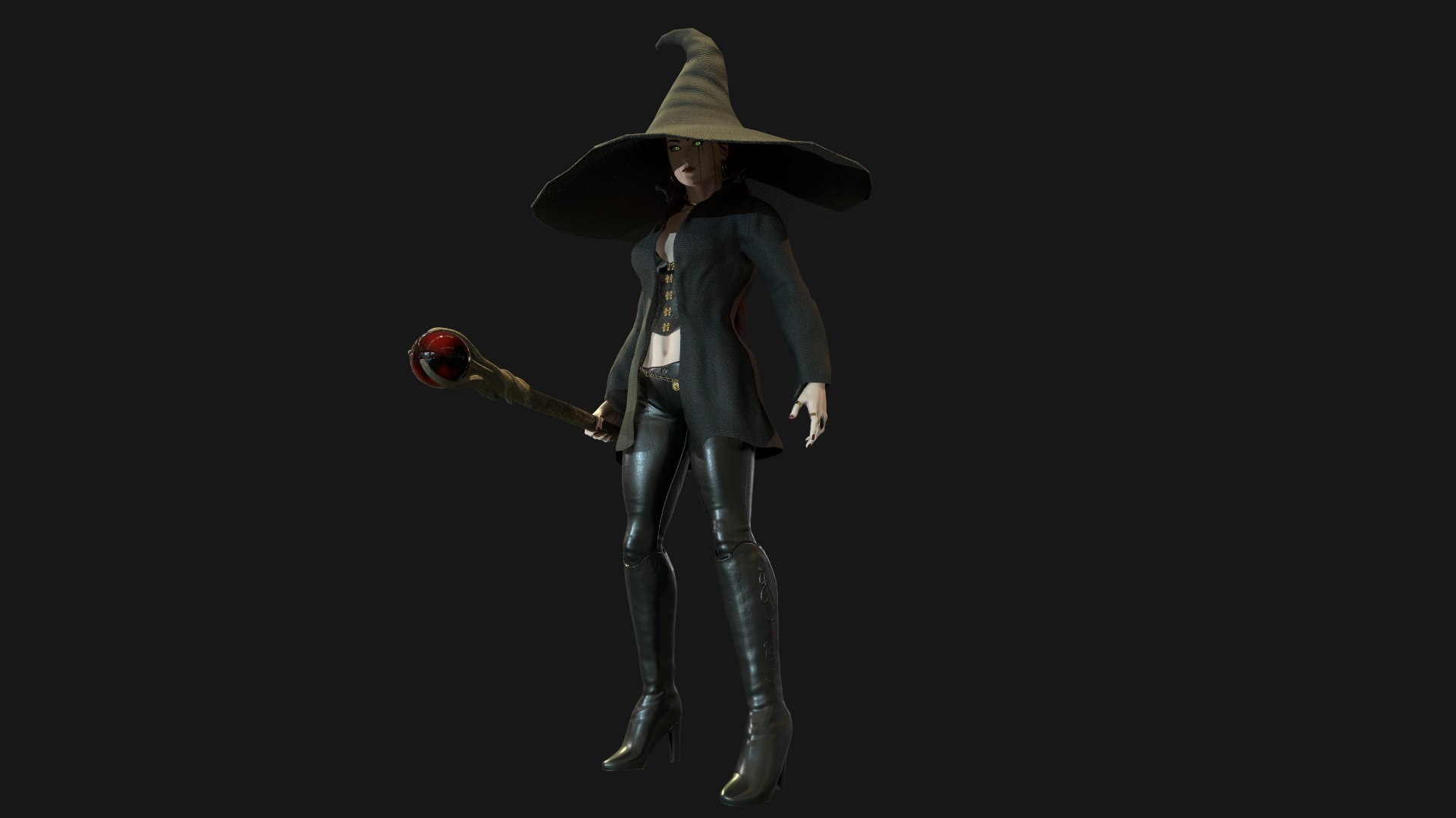 3D Witch Model - TurboSquid 1932939