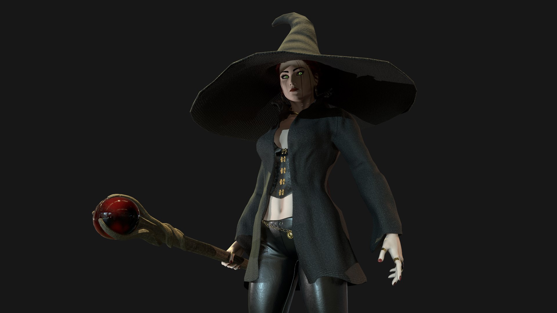 3D Witch Model - TurboSquid 1932939