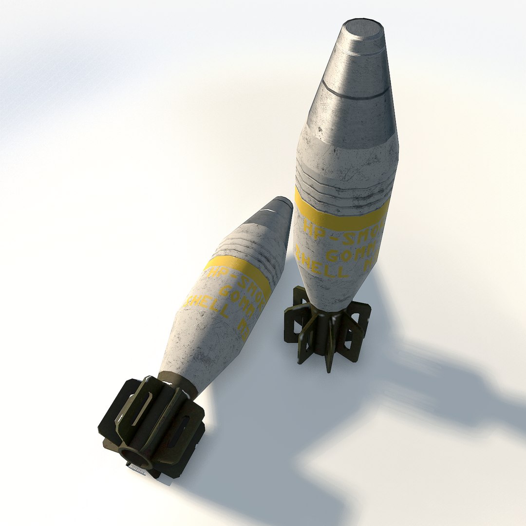 3d Mortar Shell