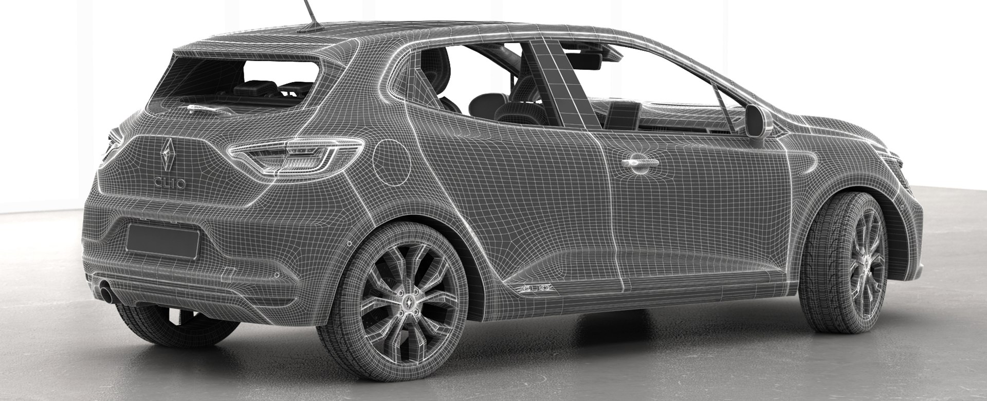 3D Model Realistic Renault Clio 2020 - TurboSquid 1597227