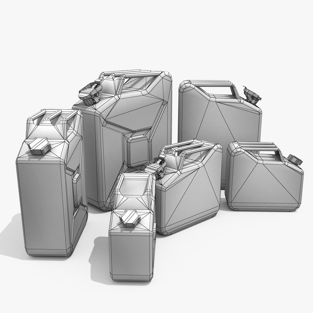 3D Fuel Canisters Model - TurboSquid 1756766