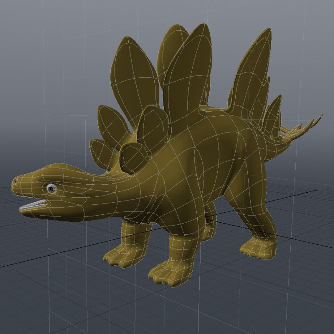 lwo stegosaurus toy