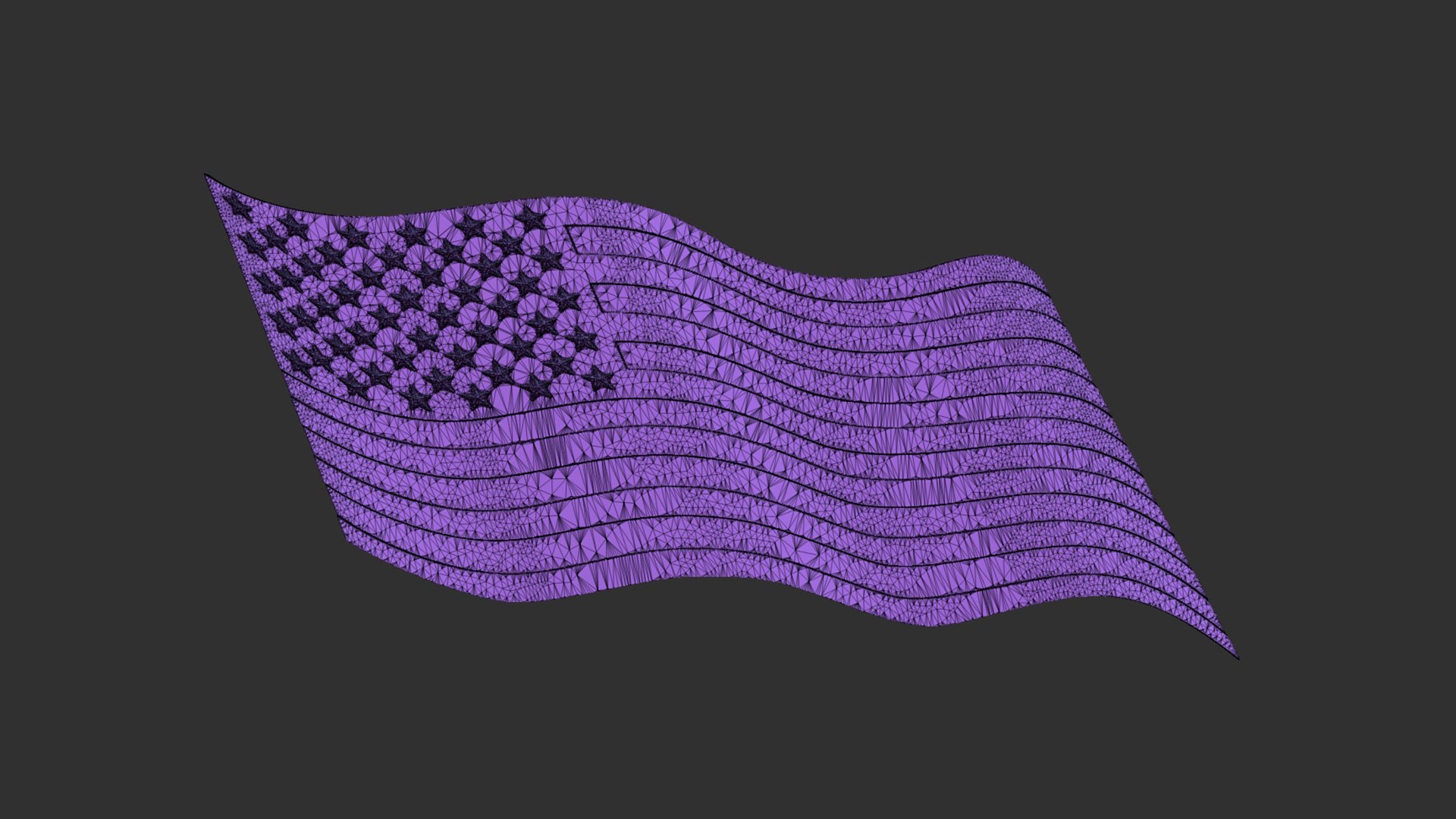 American Flag 3D Stl File 3D Model - TurboSquid 2300007