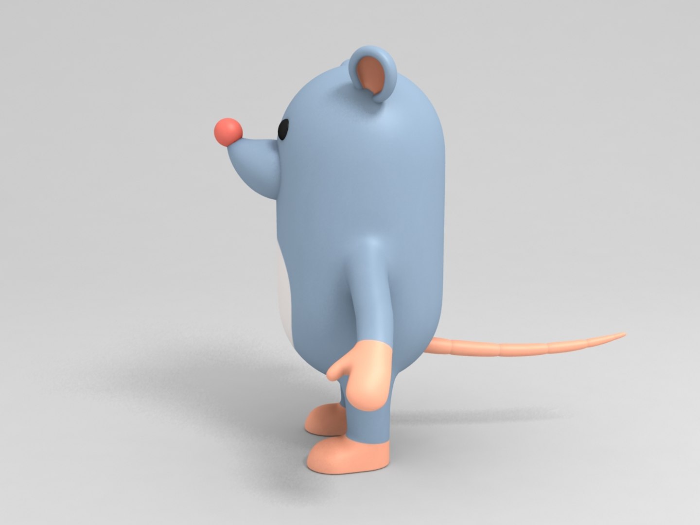 3D Rat Character Cartoon Model - TurboSquid 1266083
