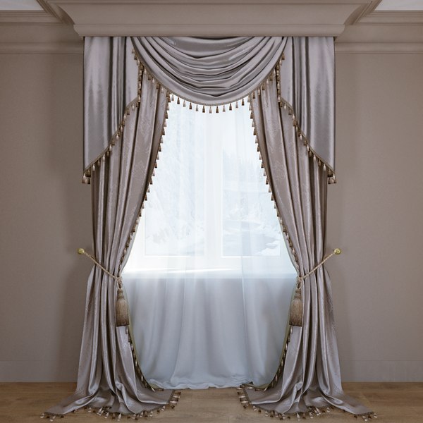 Curtain 3D Models for Download | TurboSquid