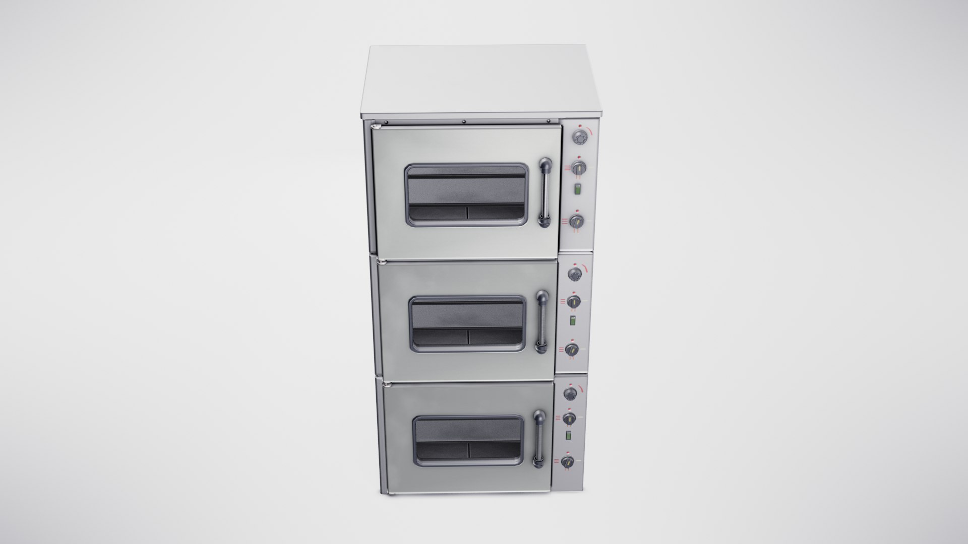 Triple Oven 3D Model - TurboSquid 1501300