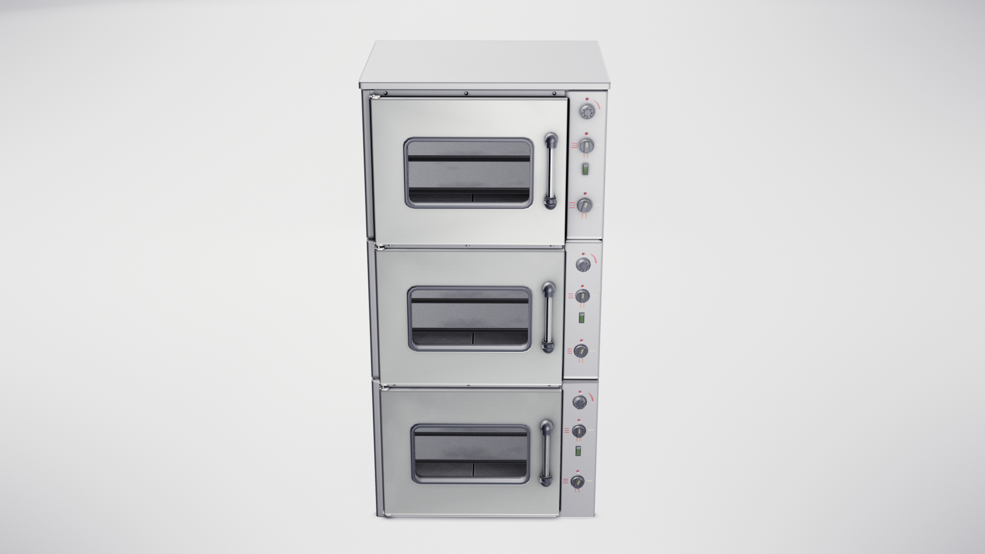 Triple Oven 3D Model - TurboSquid 1501300