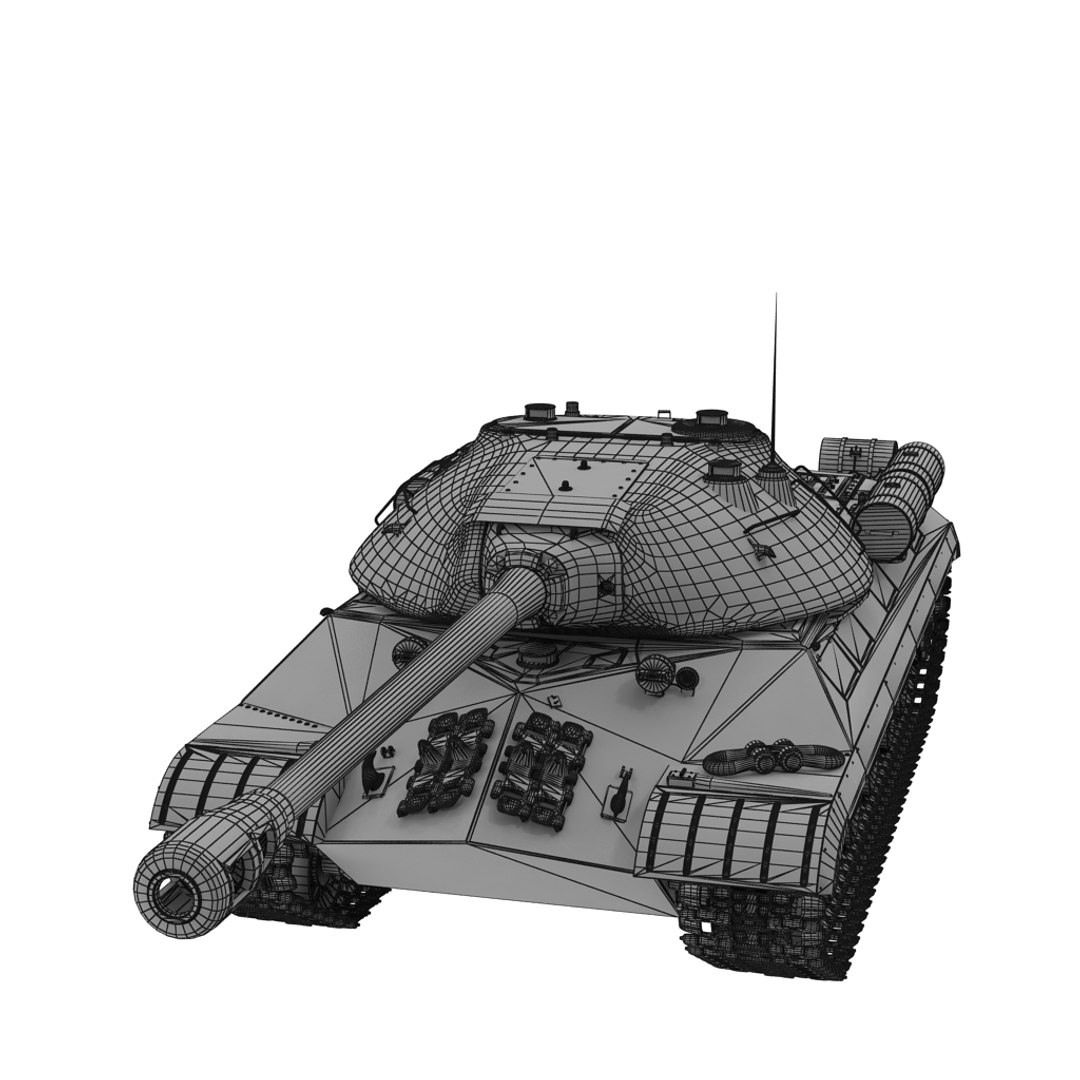 Is-3 Tank 3d Model