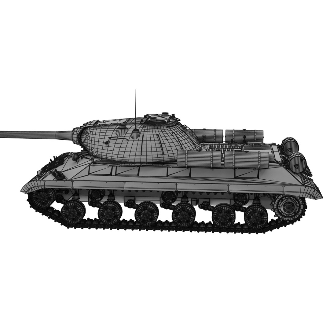 Is-3 Tank 3d Model