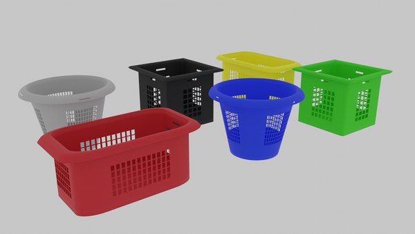 Plastic Basket 3D model - TurboSquid 2032541