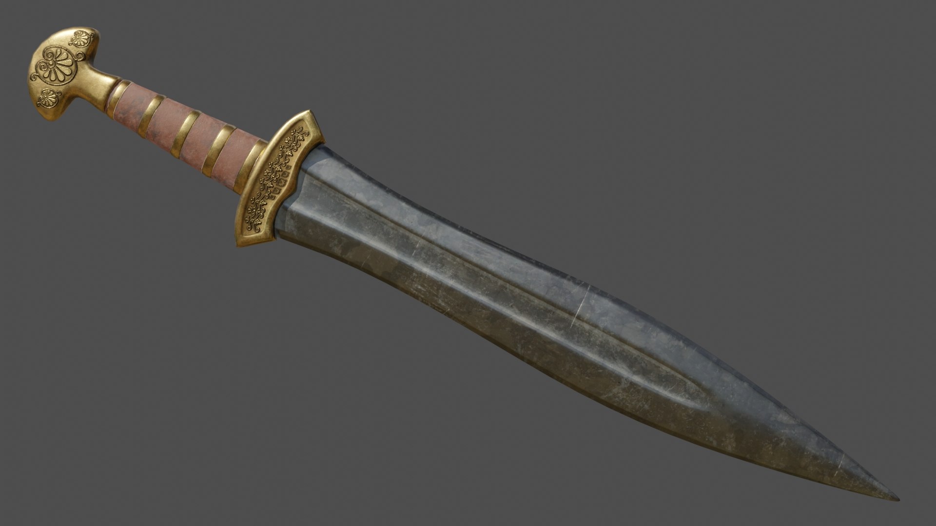 3D Model Greek Weapon - TurboSquid 1548157