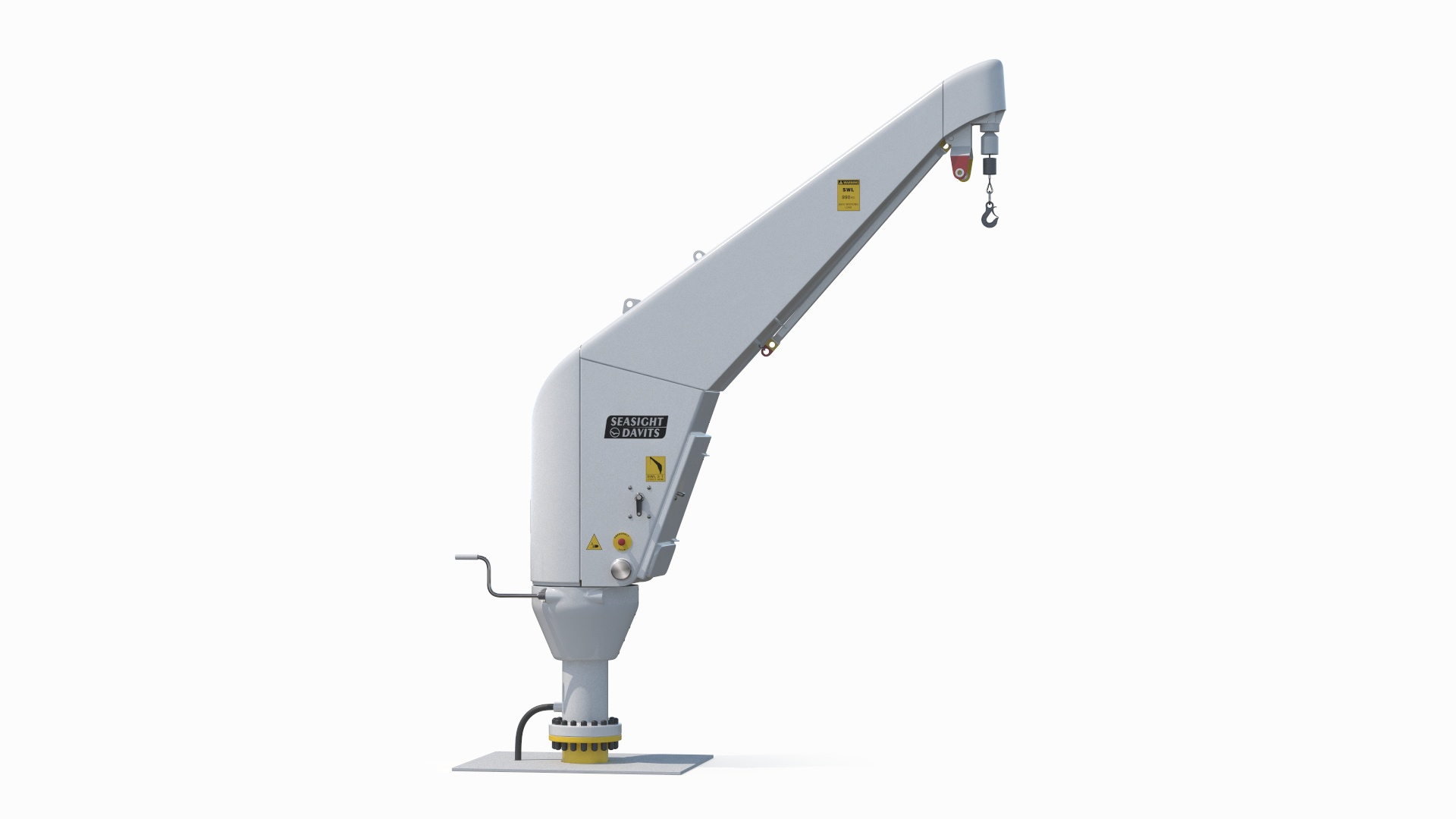Seasight Davits Crane For Wind Farms Rigged 3D Model - TurboSquid 2304686