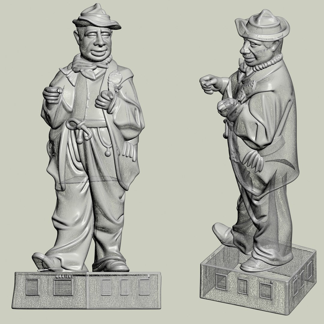 Hobo Joe Statue 3D Model - TurboSquid 2409247
