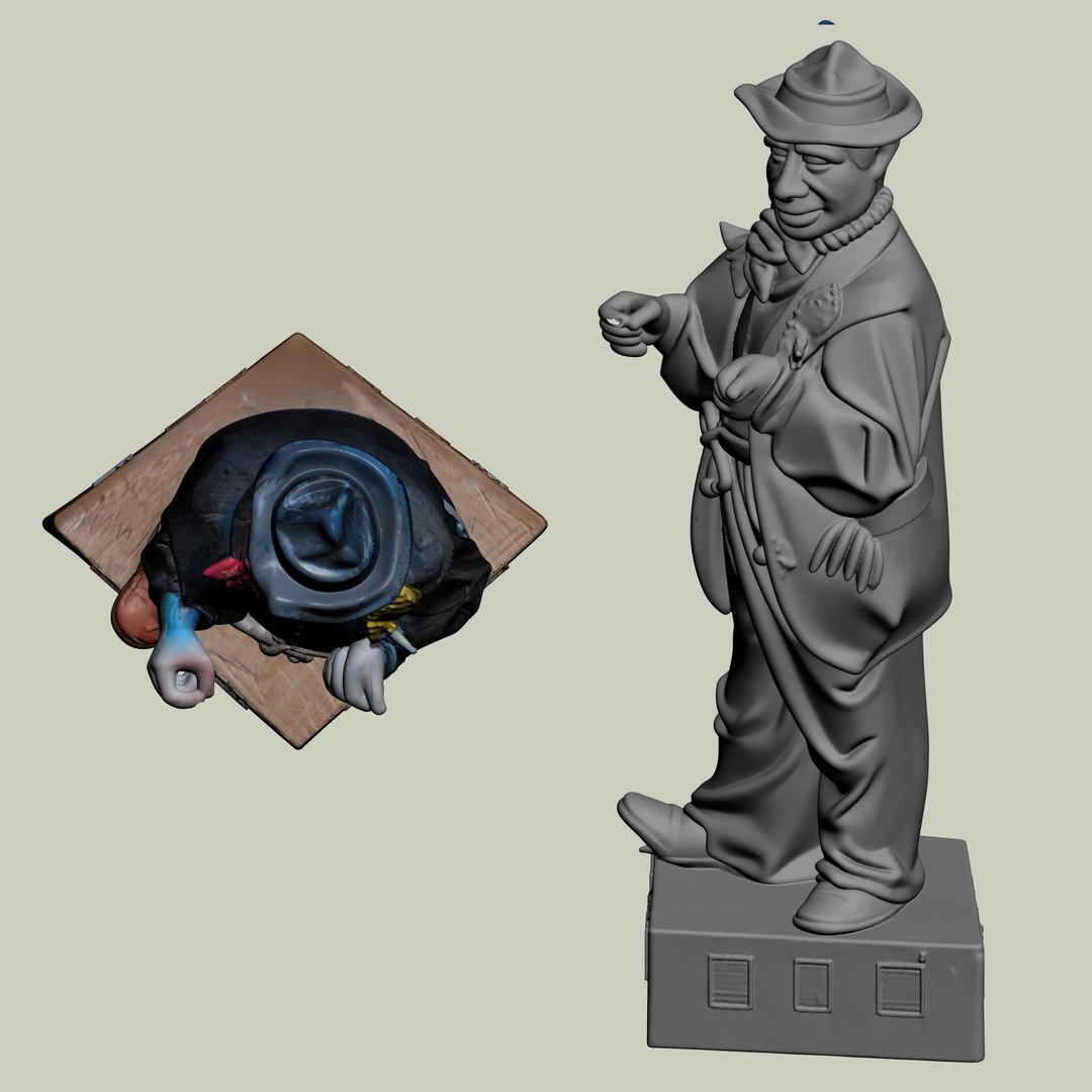 Hobo Joe Statue 3D Model - TurboSquid 2409247