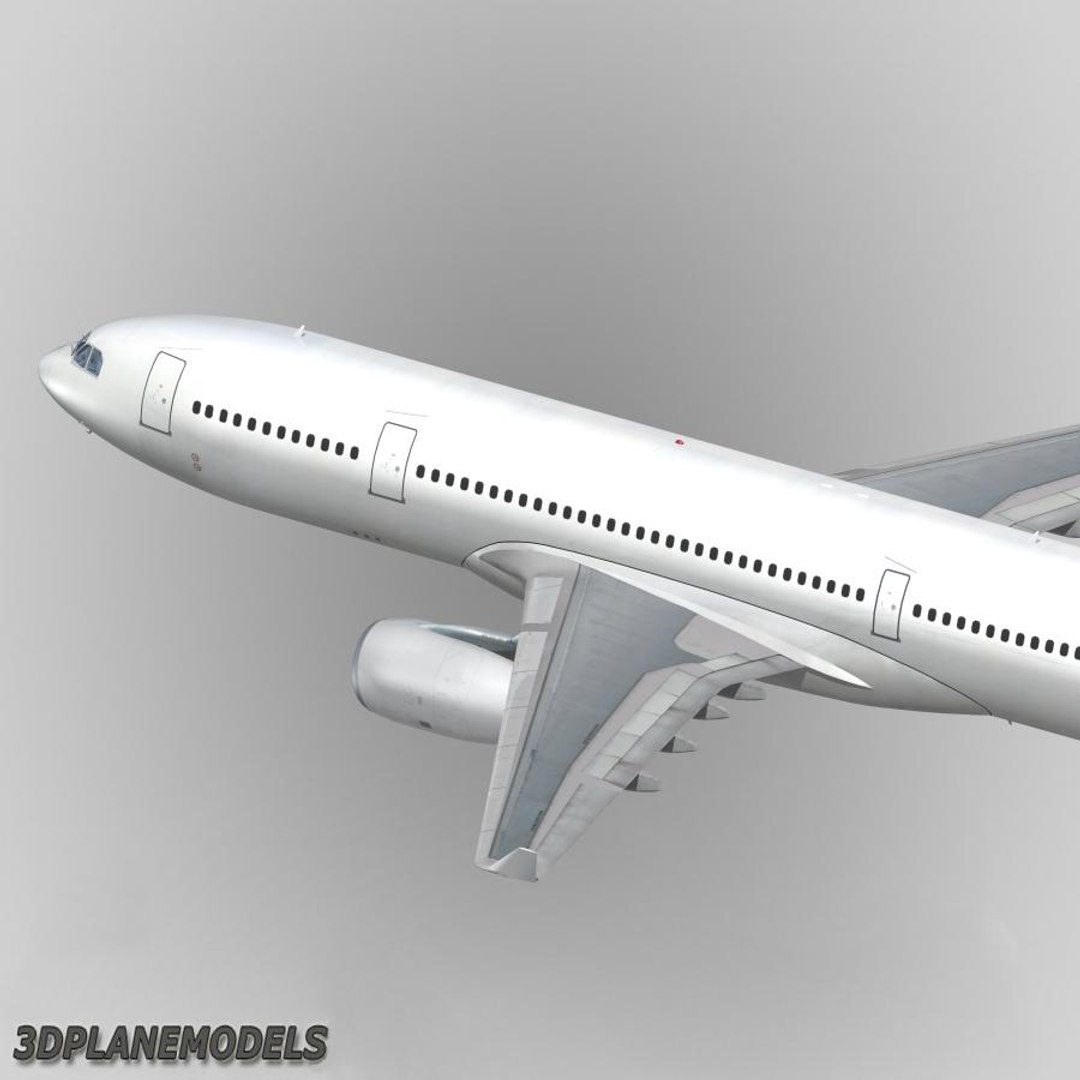 Airbus A330-200 3d Model