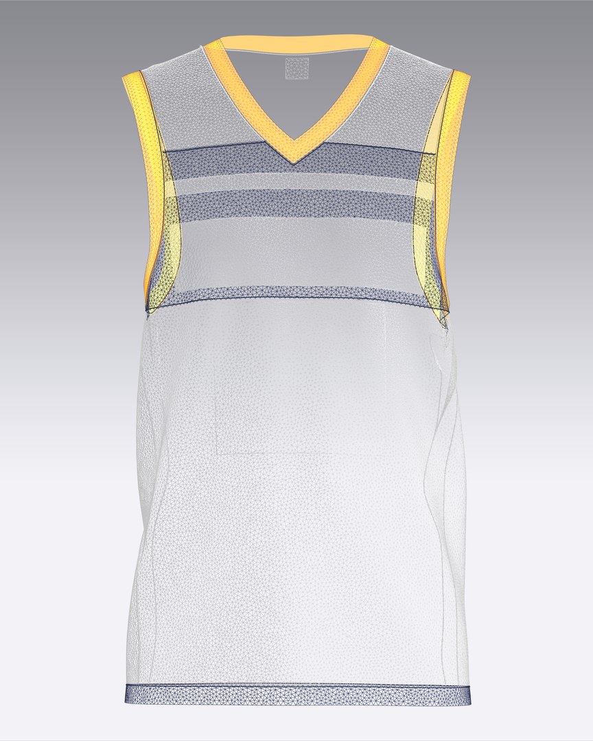 Mens Basketball Jersey Vest 3D Model - TurboSquid 2340819