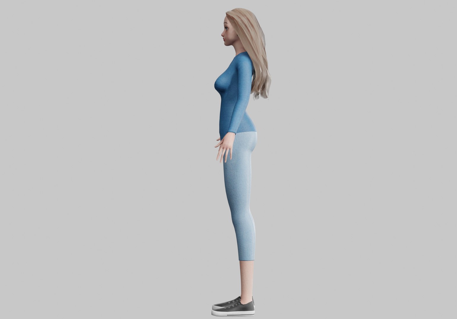3D Cool Cute Woman V32455 Model - TurboSquid 2278019