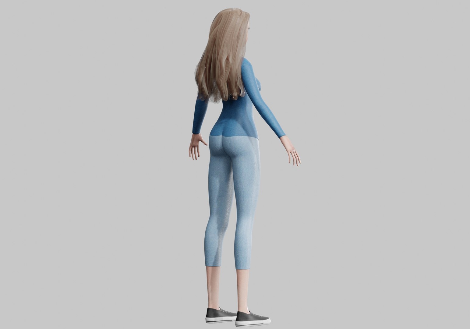 3D Cool Cute Woman V32455 Model - TurboSquid 2278019