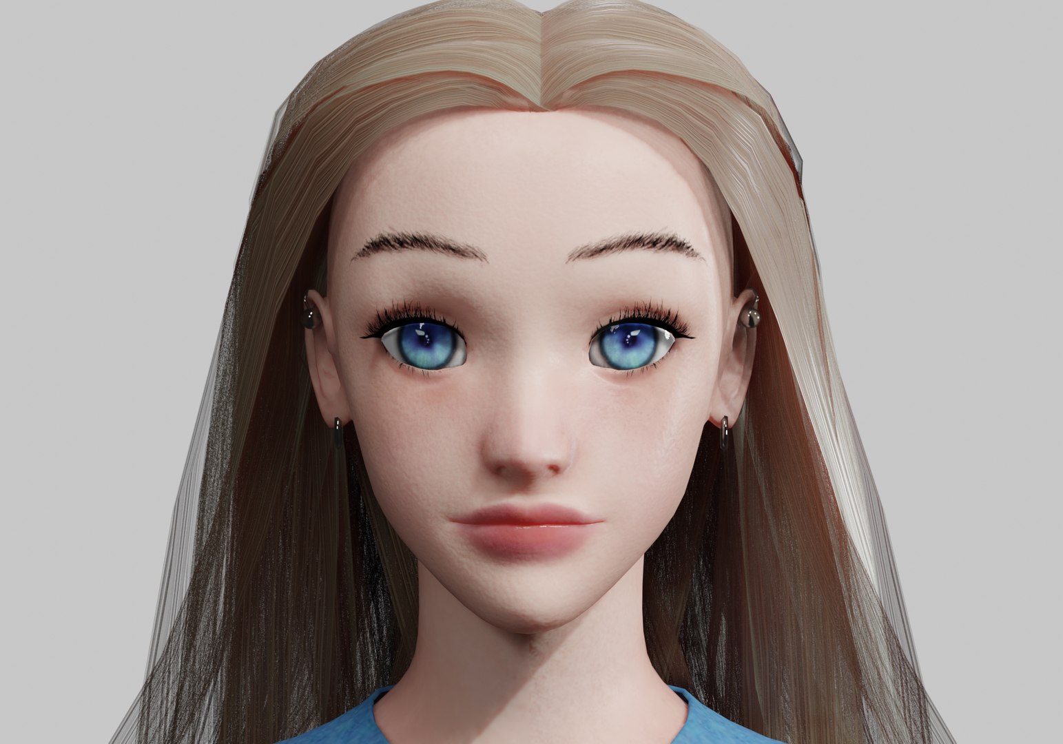 3D Cool Cute Woman V32455 Model - TurboSquid 2278019