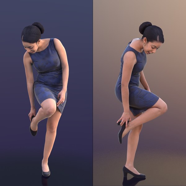 10380 Yanelle-드레스 입은 여성 3D 모델 - TurboSquid 1706814