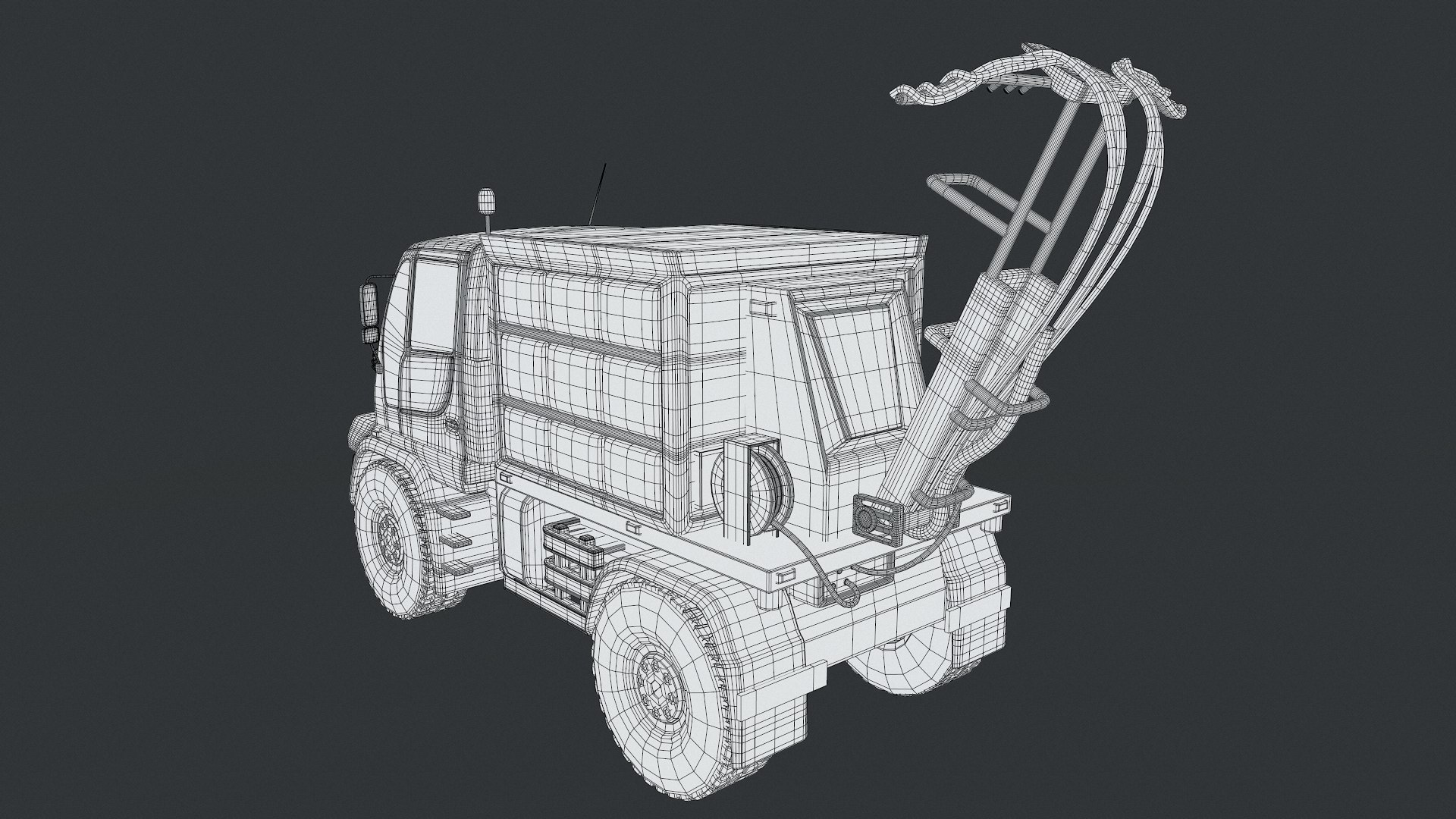 3D Mercedes Benz Unimog U400 - TurboSquid 1484991