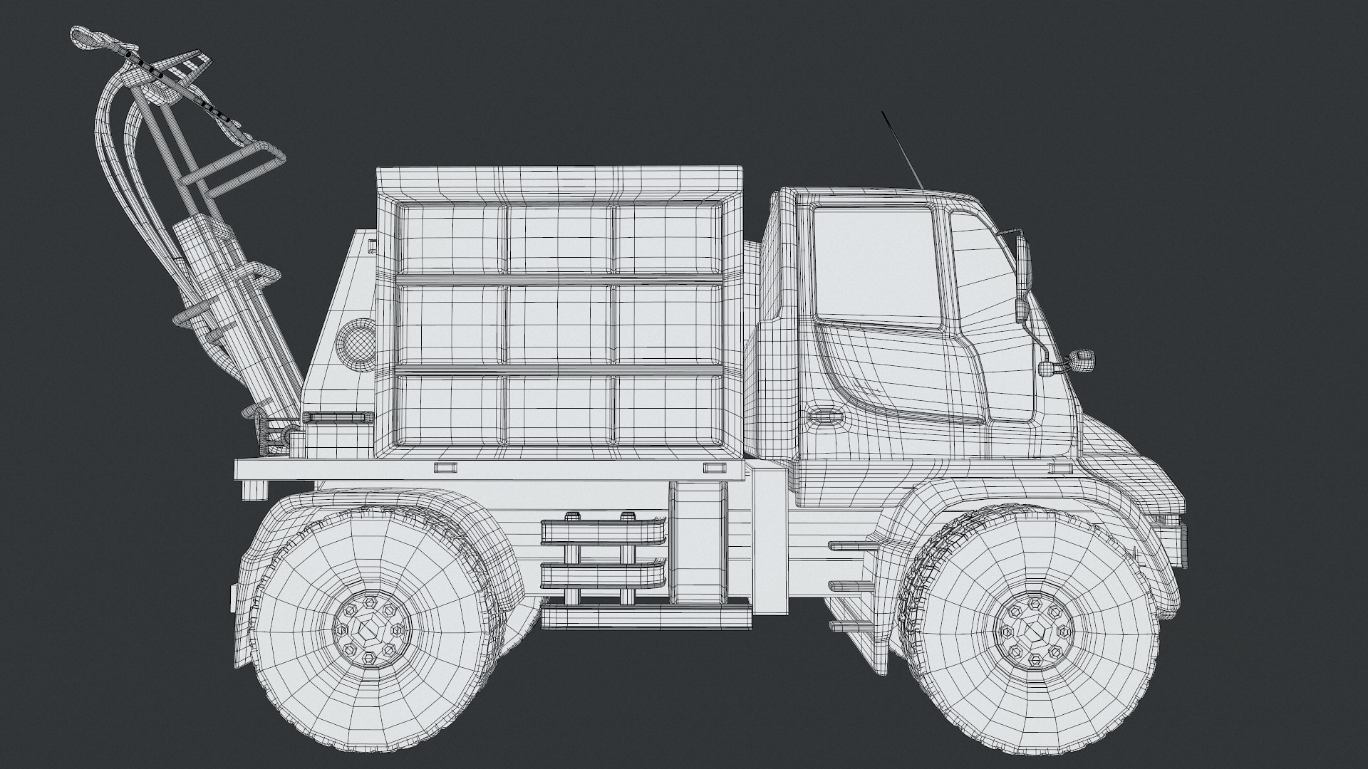 3D Mercedes Benz Unimog U400 - TurboSquid 1484991