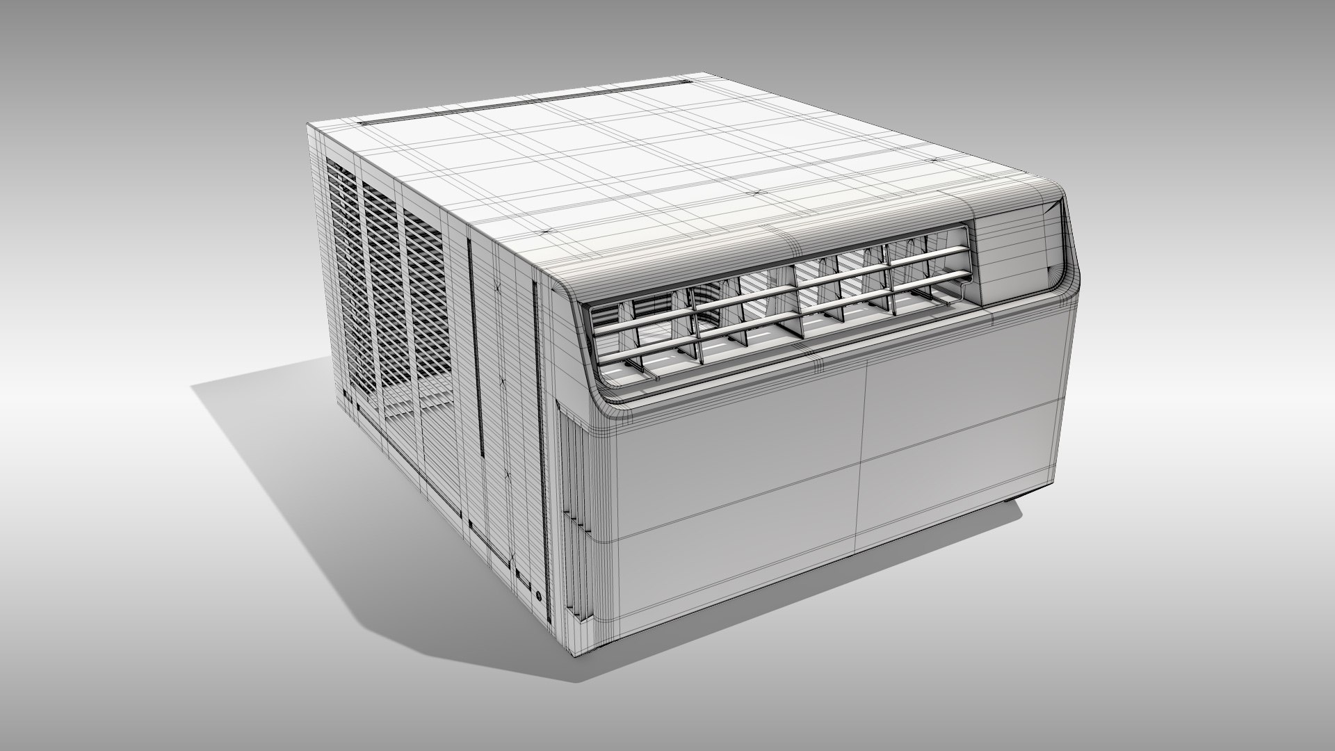 Lg Window Air Conditioner 3D Model - TurboSquid 1650435