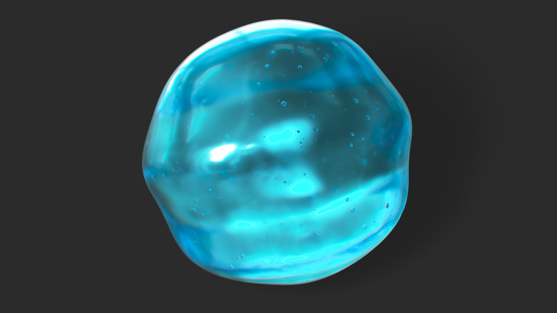 Gel Drop Looped Animation 3D Model - TurboSquid 2283175