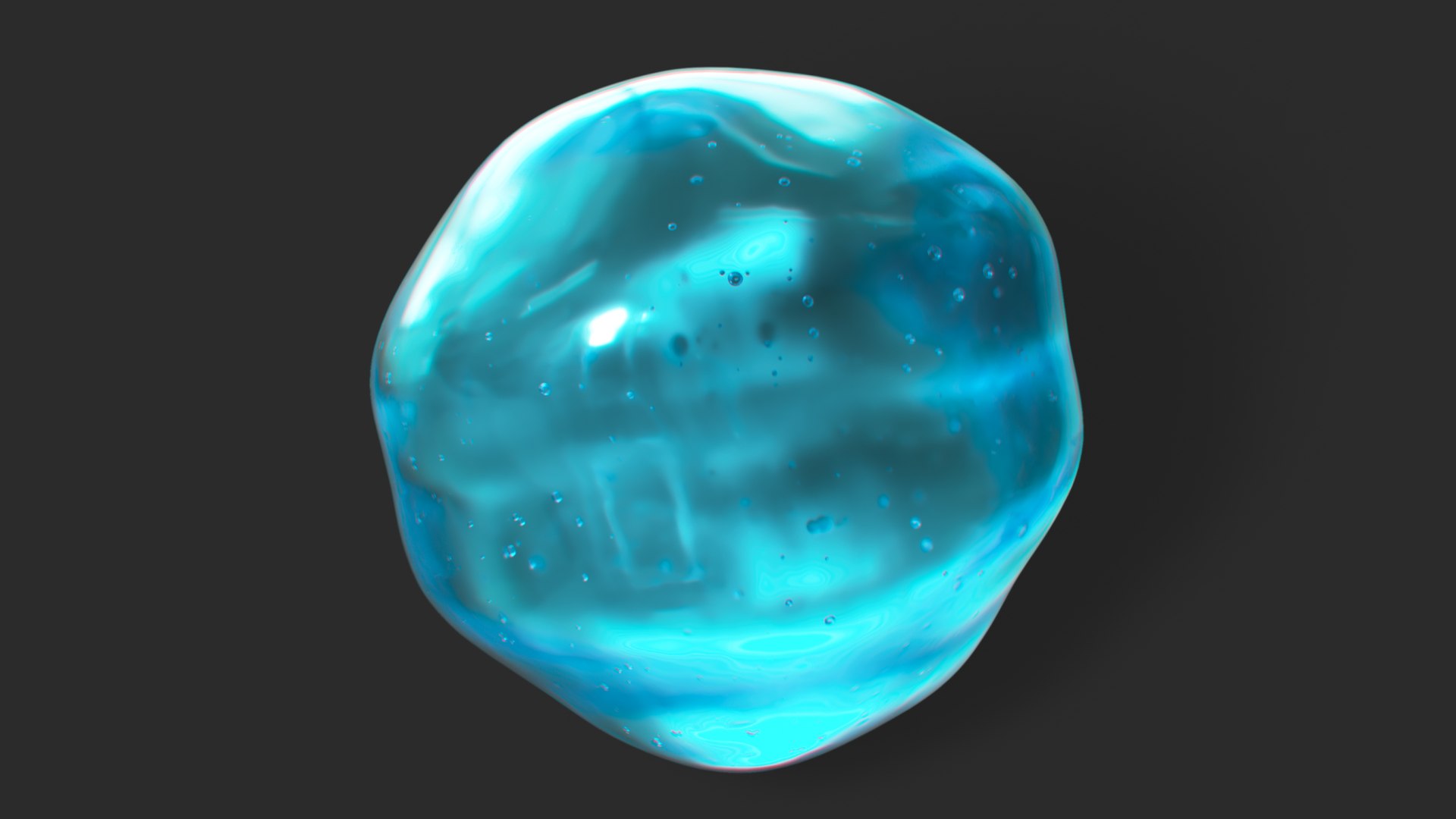 Gel Drop Looped Animation 3D Model - TurboSquid 2283175