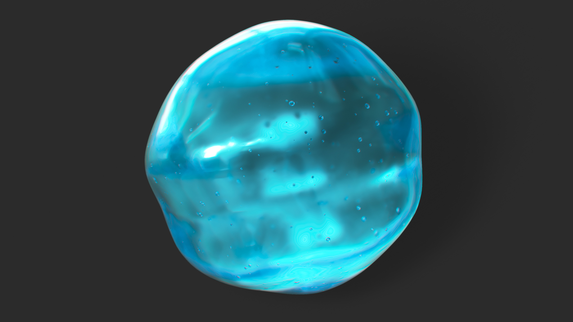 Gel Drop Looped Animation 3D Model - TurboSquid 2283175