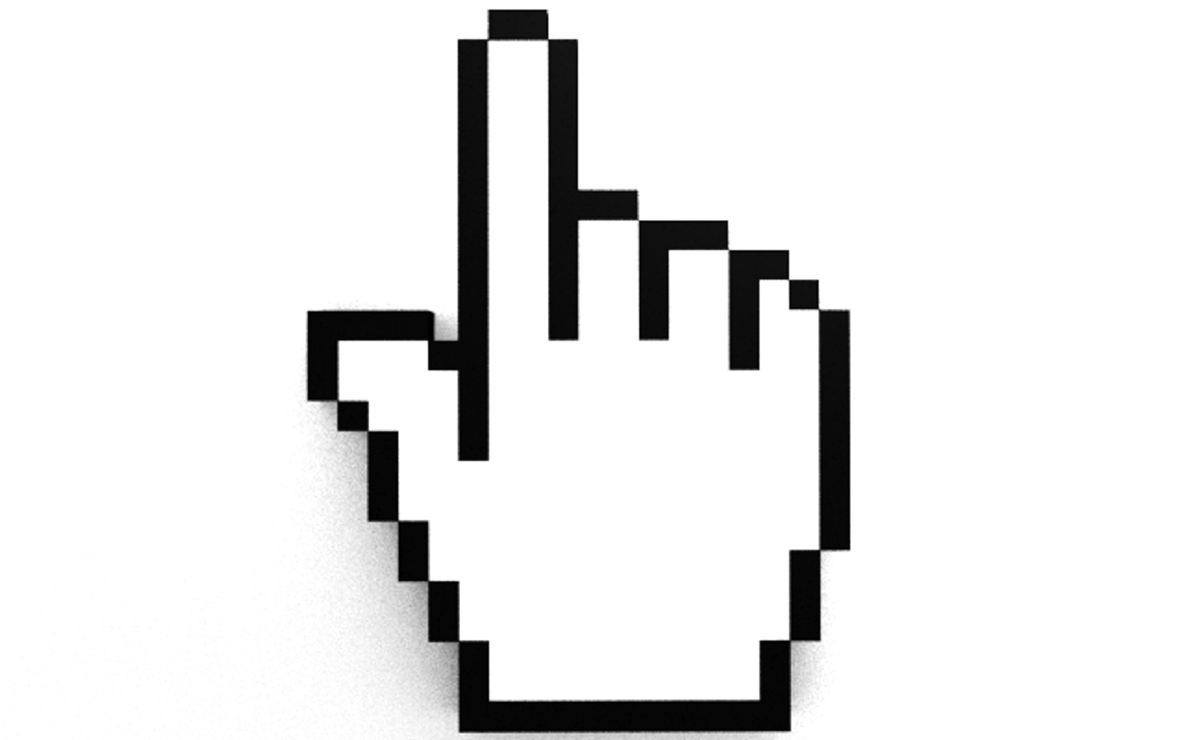 cursor hand 3d model