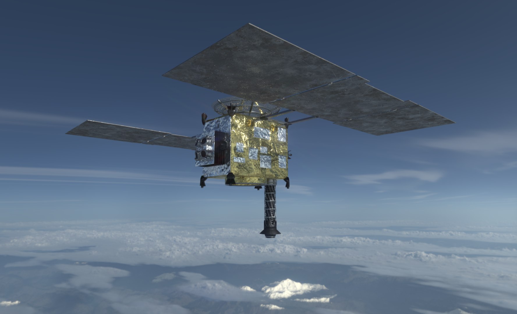 3D Hayabusa Space Satellite Model - TurboSquid 1304083