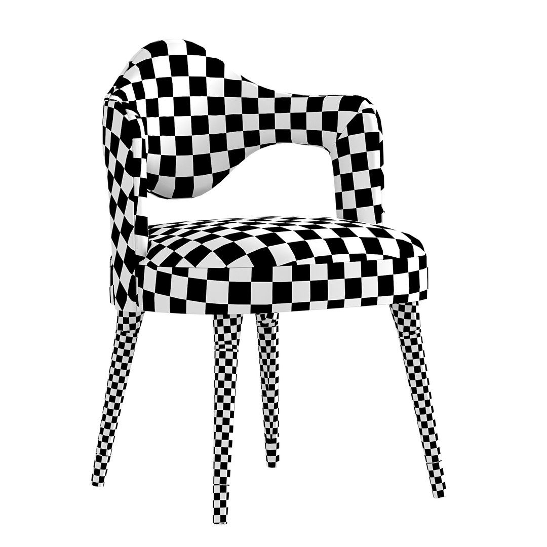 3D Chaplin Dining Chair Model - TurboSquid 2151792
