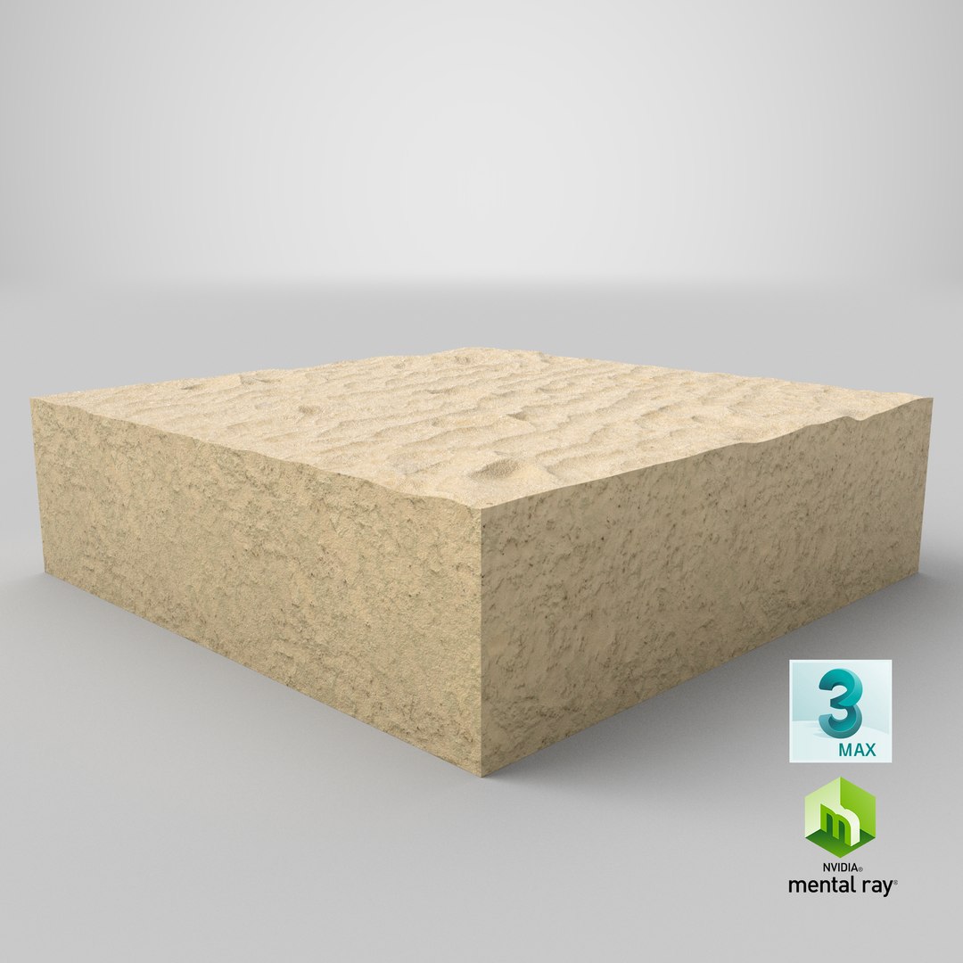 3D sand cross section 02 - TurboSquid 1312304