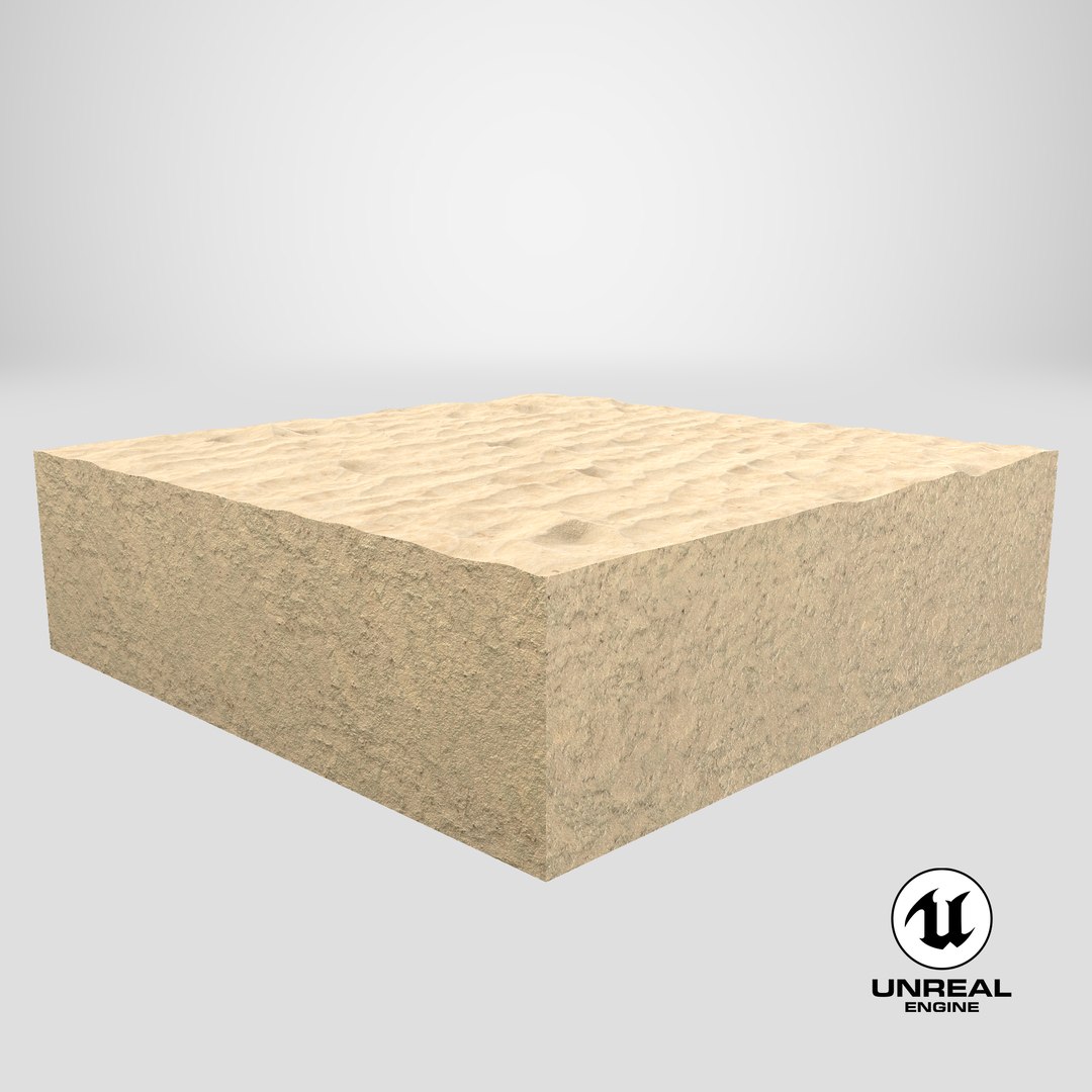 3D sand cross section 02 - TurboSquid 1312304