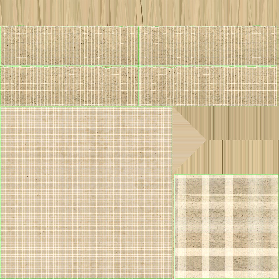 3D sand cross section 02 - TurboSquid 1312304