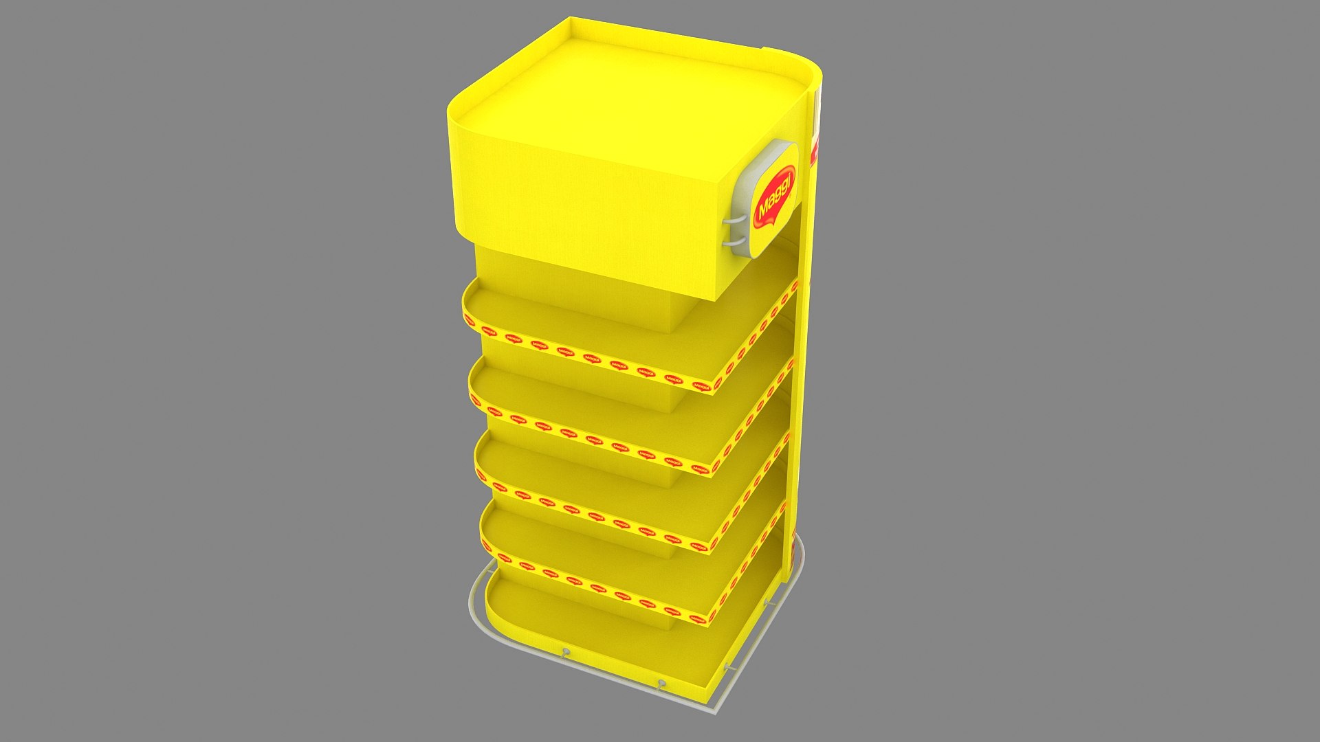 Maggi Display Rack 3D Model - TurboSquid 2285288