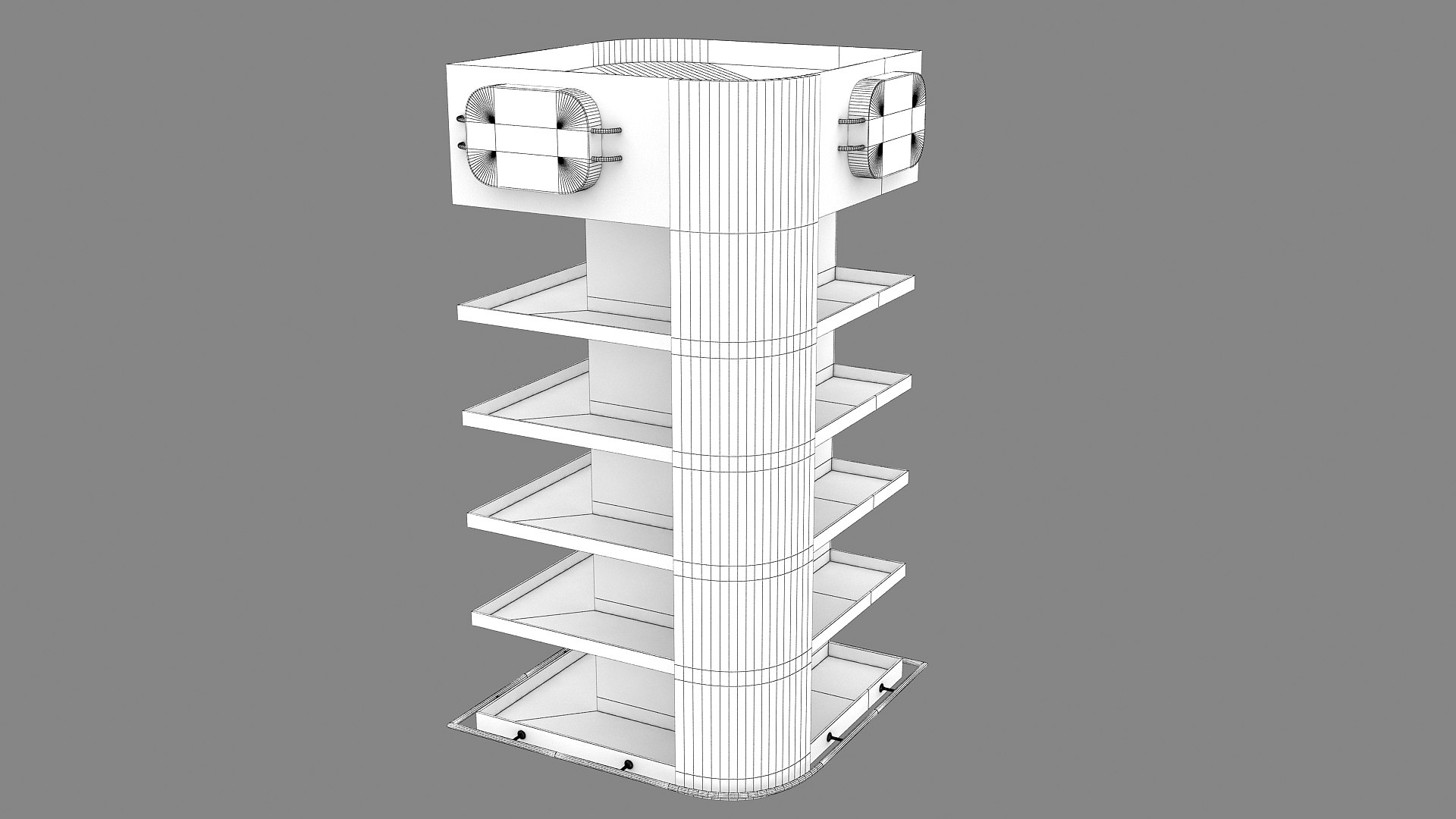 Maggi Display Rack 3D Model - TurboSquid 2285288