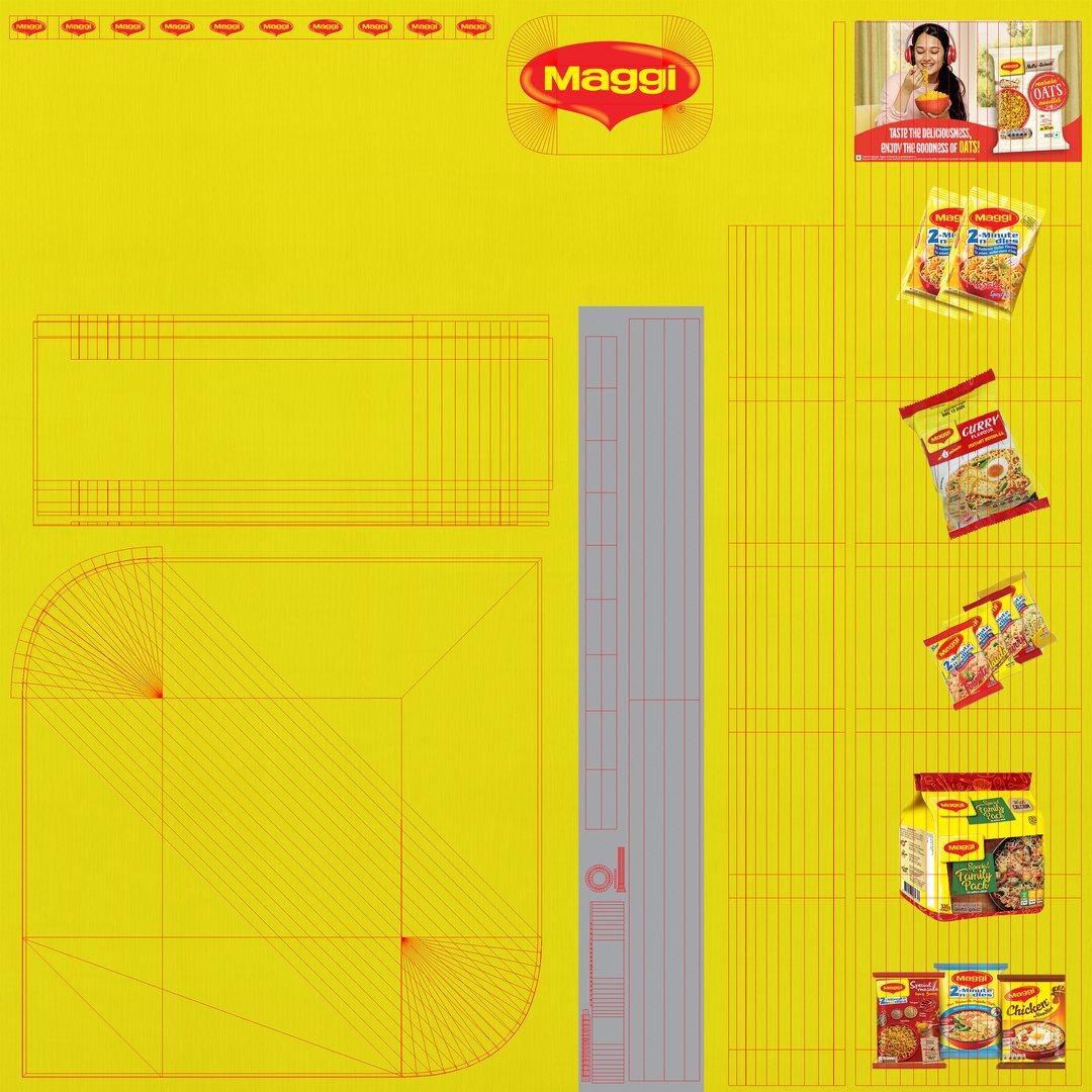 Maggi Display Rack 3D Model - TurboSquid 2285288