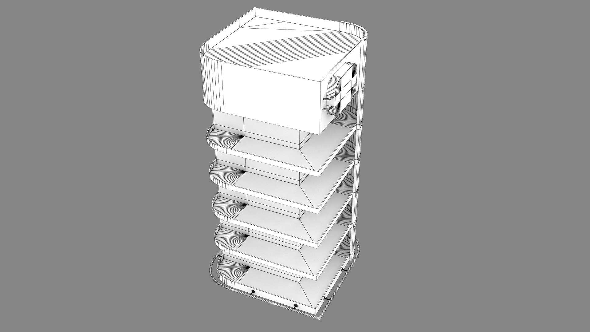 Maggi Display Rack 3D Model - TurboSquid 2285288