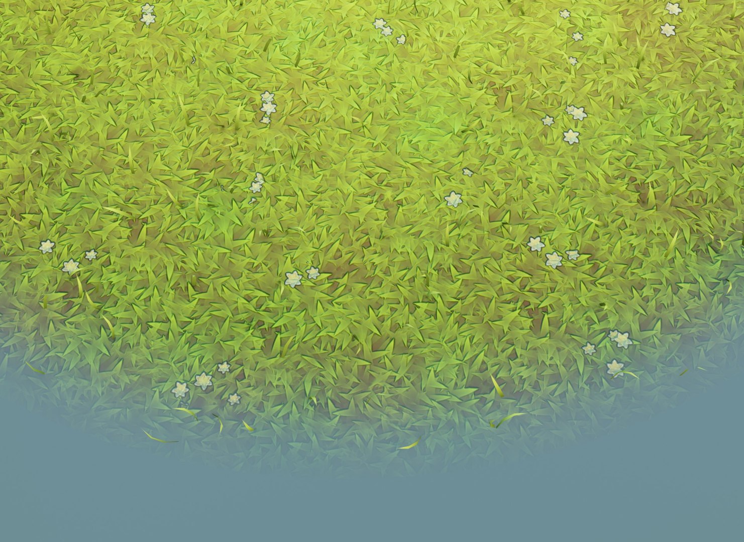 Cartoon Grass Toon Model - TurboSquid 1707877
