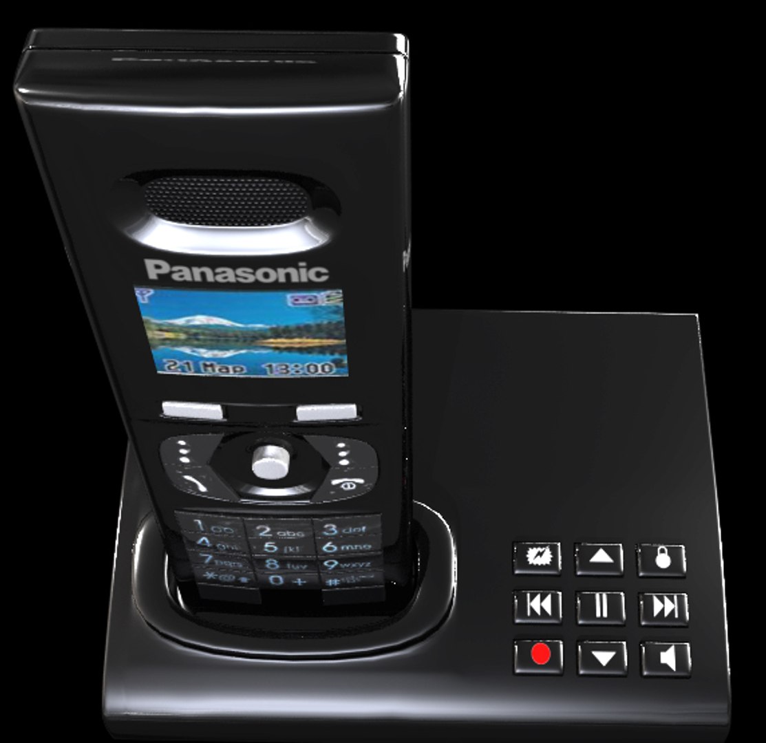 3d Panasonic Telephone Model
